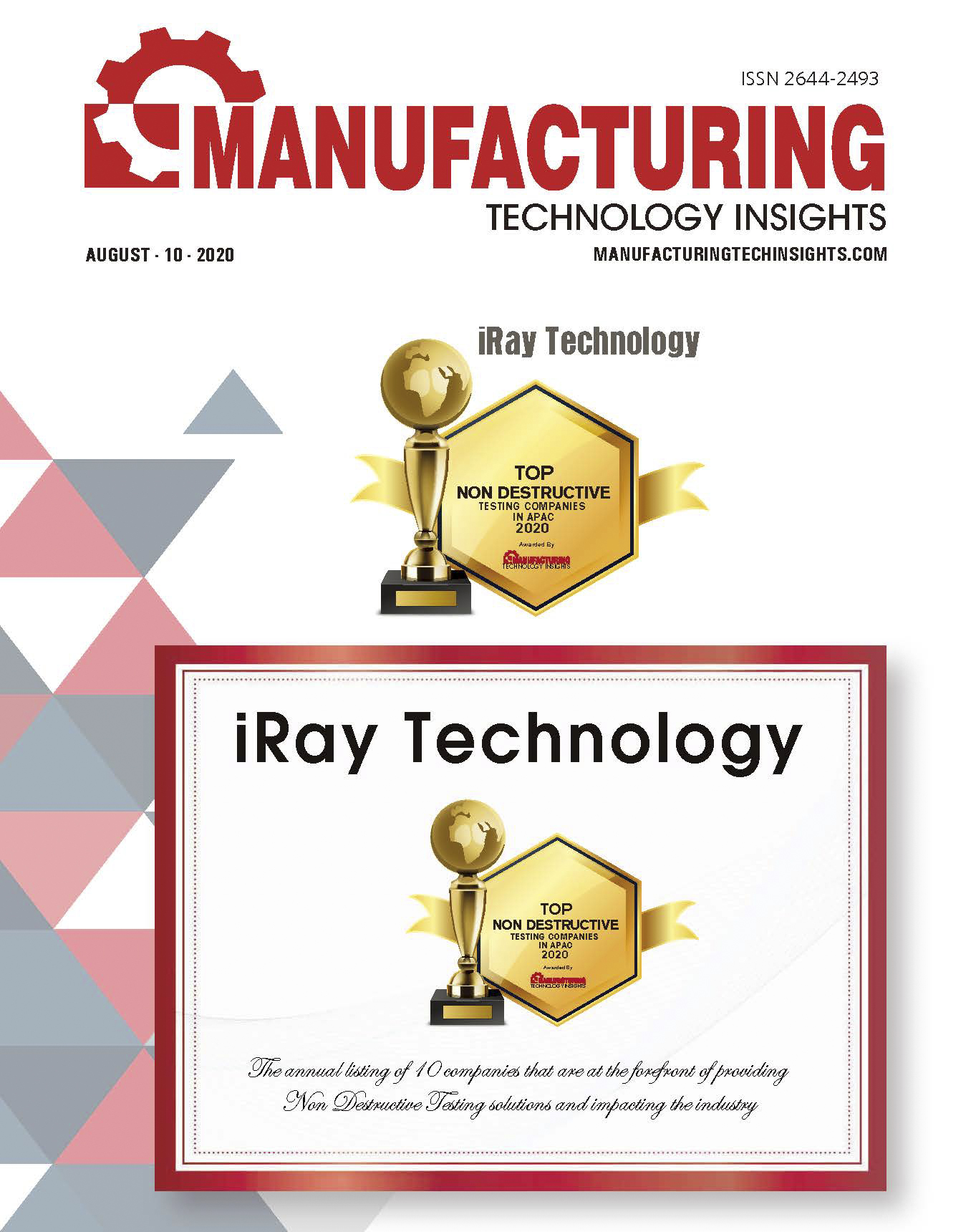 IRAY | Global Provider of X-Ray Imaging Component Solutions-News